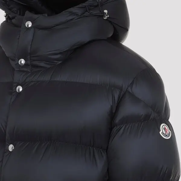 Moncler Orelith Short Parka With Down Padding - Black