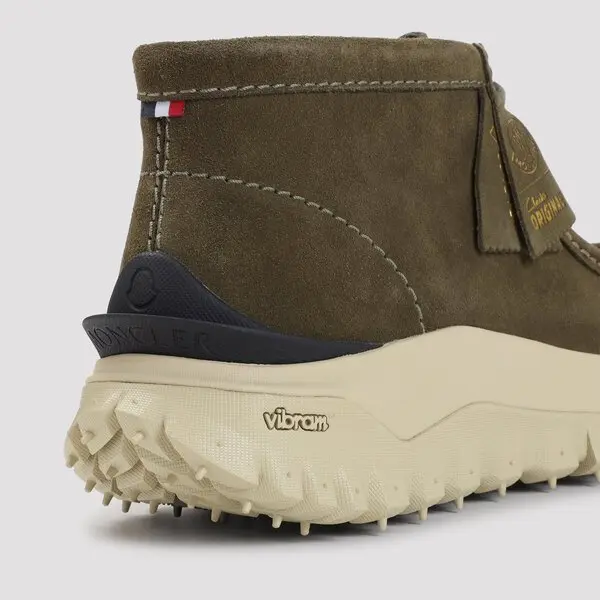 Moncler Trailgrip Wallabee Boots - Green