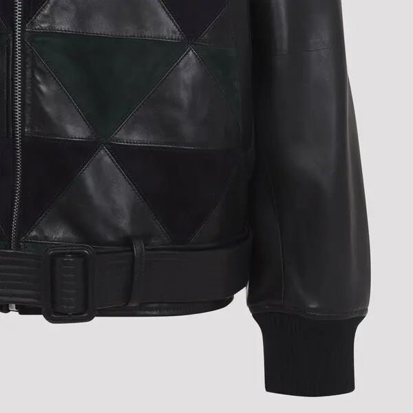 LANVIN Intarsia Bomber Jacket