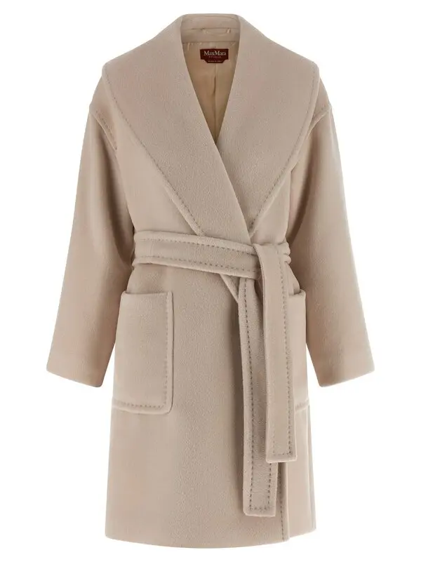 Max Mara Cloruro' Coat - Cream