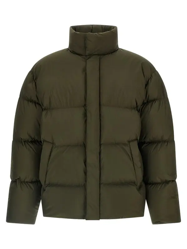 Saint Laurent Quilted Down Jacket - Green