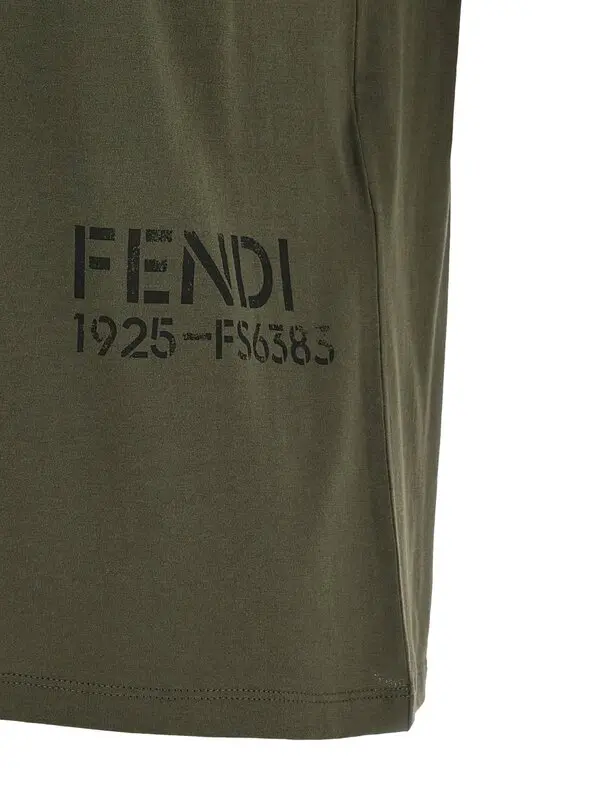 Fendi T-shirt With 'stencil' Print