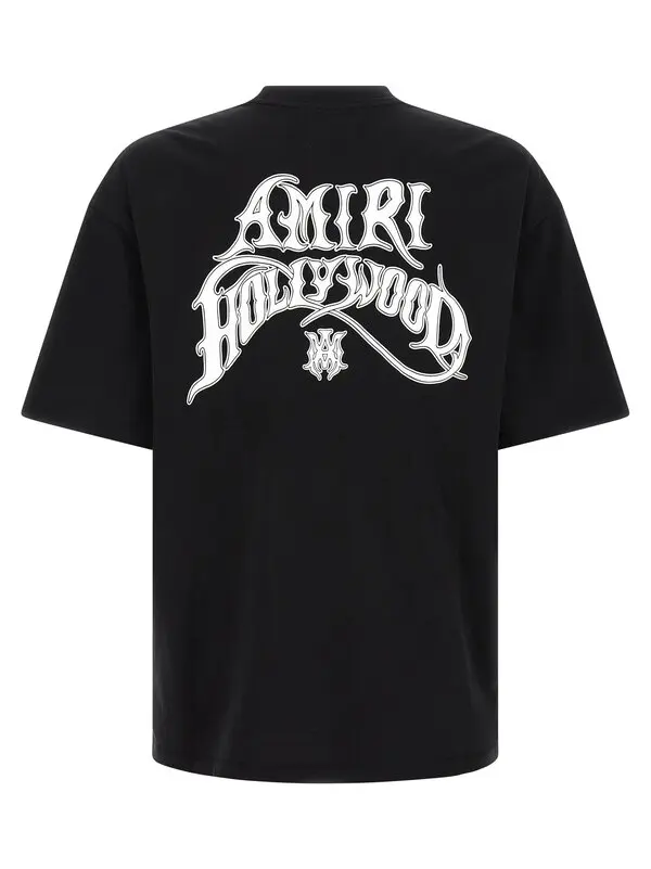 Amiri T-shirt With 'hollywood Lj Skate' Logo