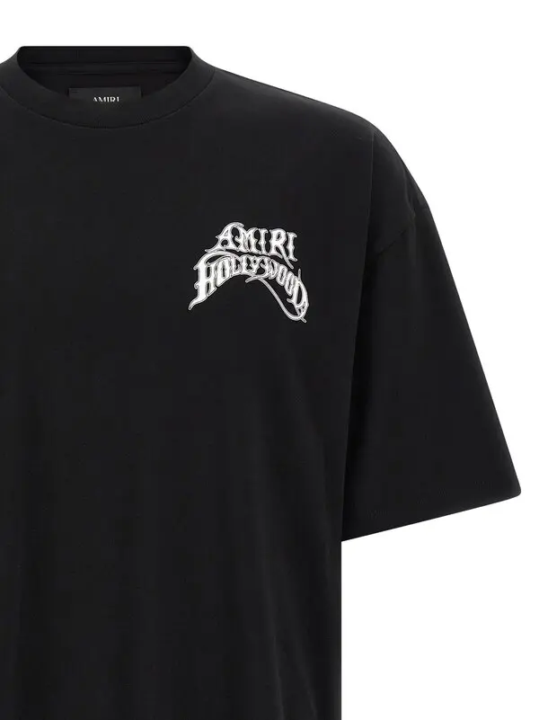 Amiri T-shirt With 'hollywood Lj Skate' Logo