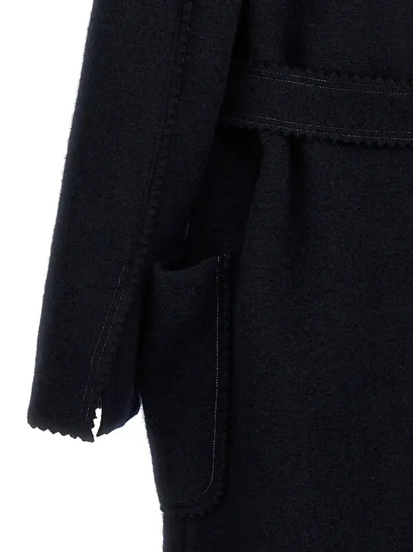Max Mara Jene Wool And Cashmere Coat - Blue