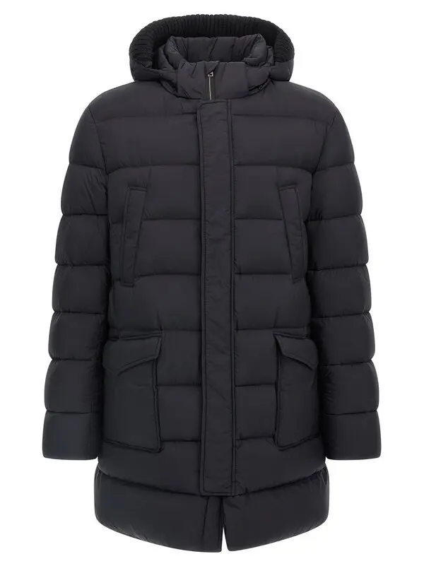 Herno Il Parka Quilted Down Jacket - Black
