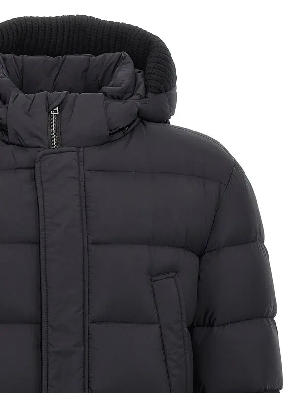 Herno Il Parka Quilted Down Jacket - Black