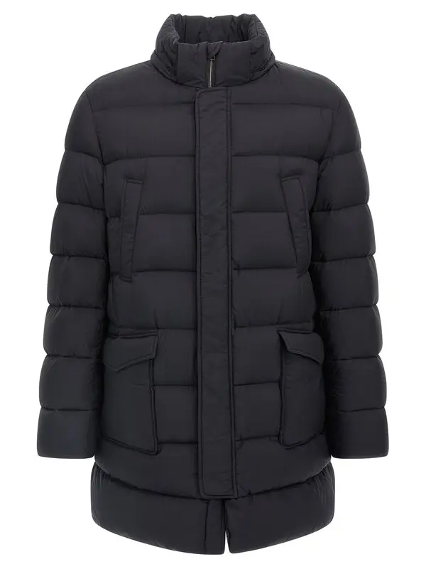 Herno Quilted Down Parka - Black