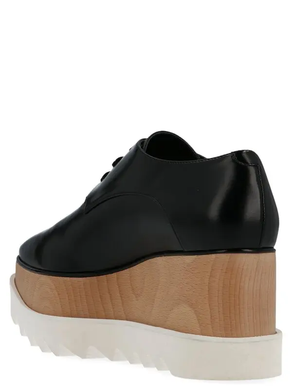 Stella McCartney Elyse Lace-up Wedge Shoes
