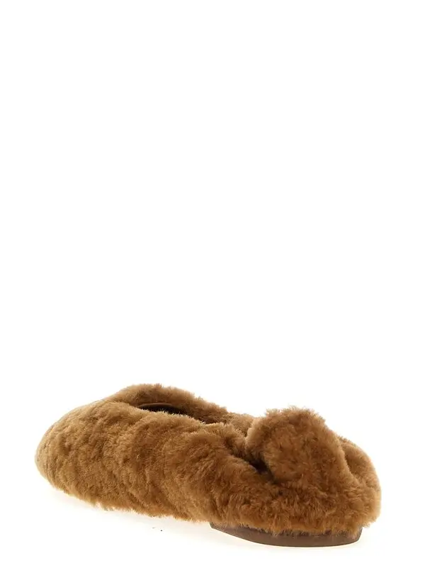 Dries Van Noten Fur Ballet Flats