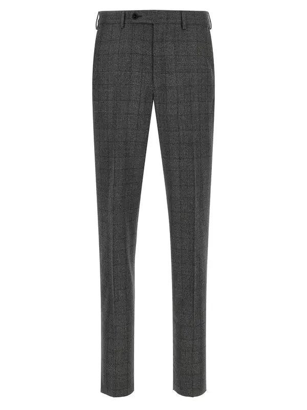 Zegna Square Flannel Dress - Gray