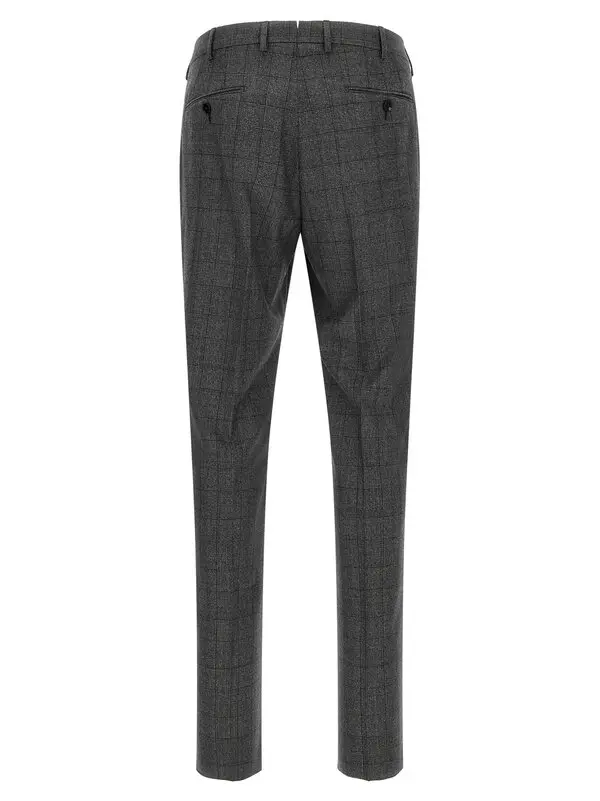 Zegna Square Flannel Dress - Gray