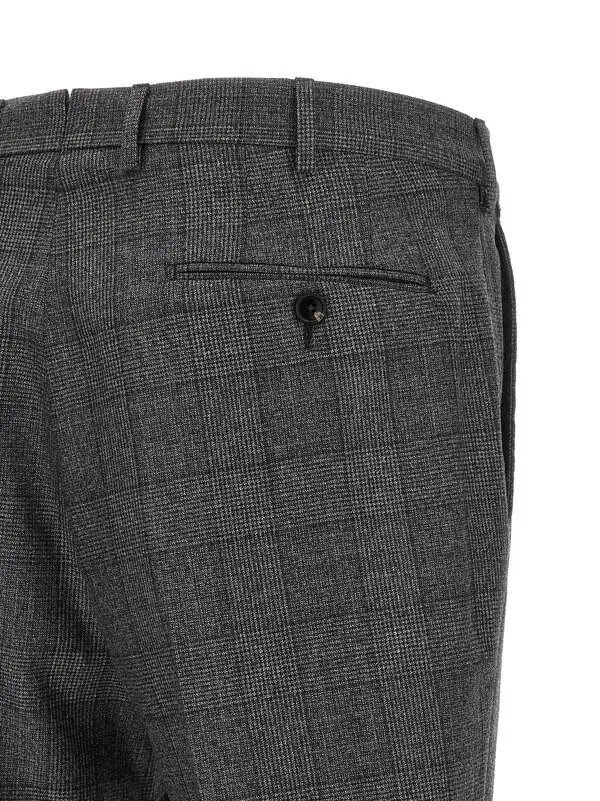 Zegna Square Flannel Dress - Gray