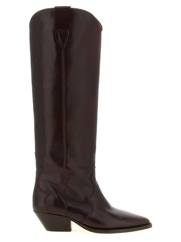 Isabel Marant Étoile Denvee Western Style High Boots - Multicolor
