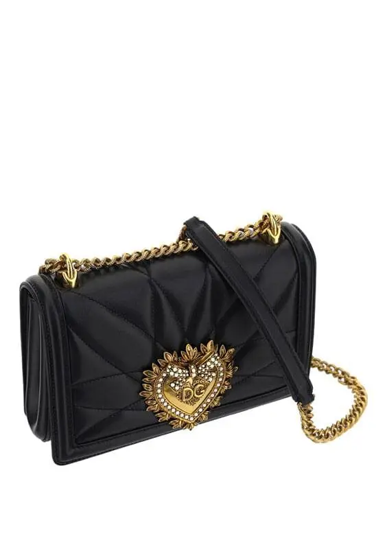 Dolce & Gabbana Medium Devotion Matelassé Nappa Shoulder Bag