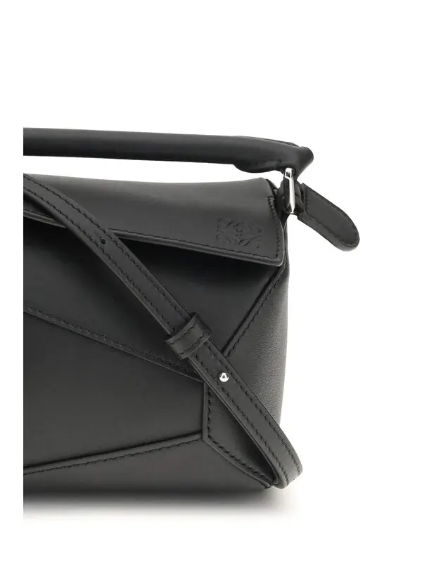 Loewe Puzzle Edge Mini Handbag - Black