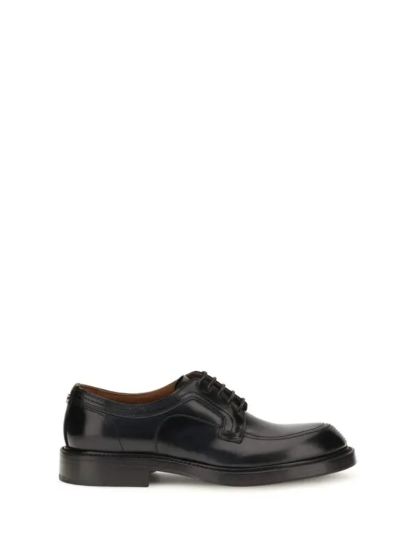 Dolce & Gabbana Calfskin Derby Shoes - Black
