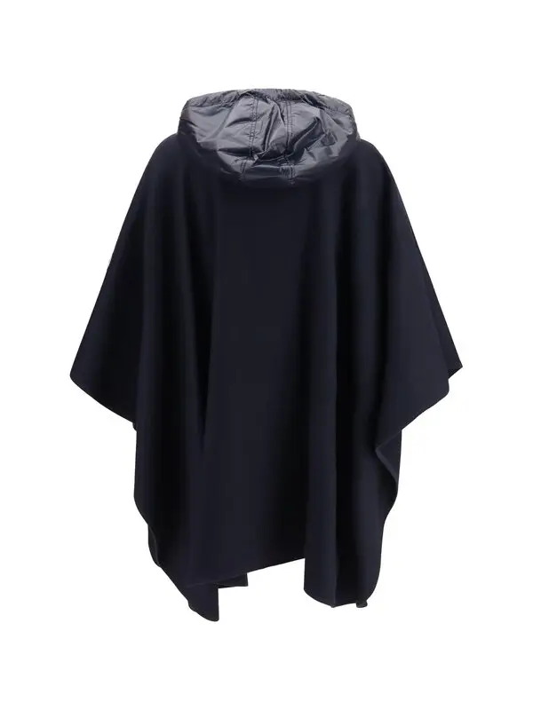 Moncler Padded Wool Blend Cape