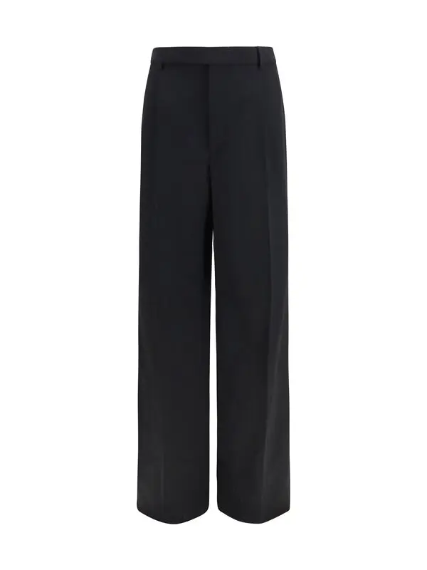 Saint Laurent Fluid Grain De Poudre Pants