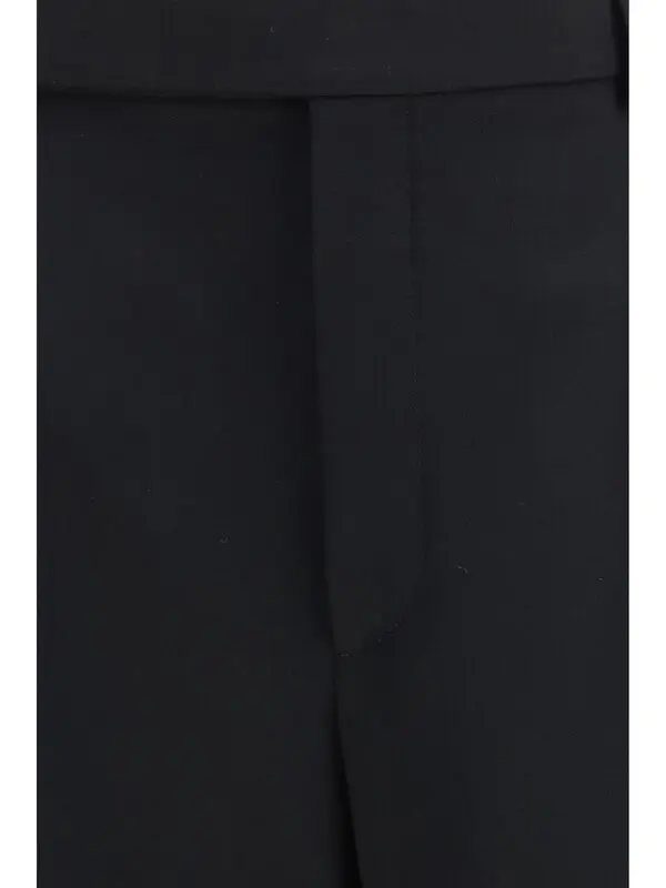 Saint Laurent Fluid Grain De Poudre Pants
