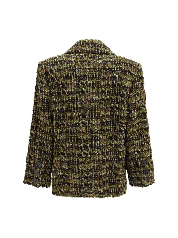 Saint Laurent Tweed Single-breasted Jacket