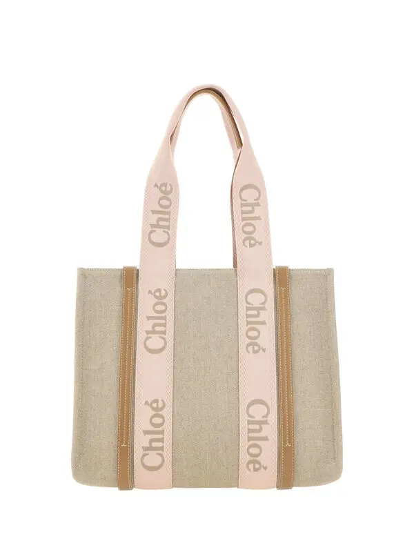 Chloé Woody Tote Bag - Brown