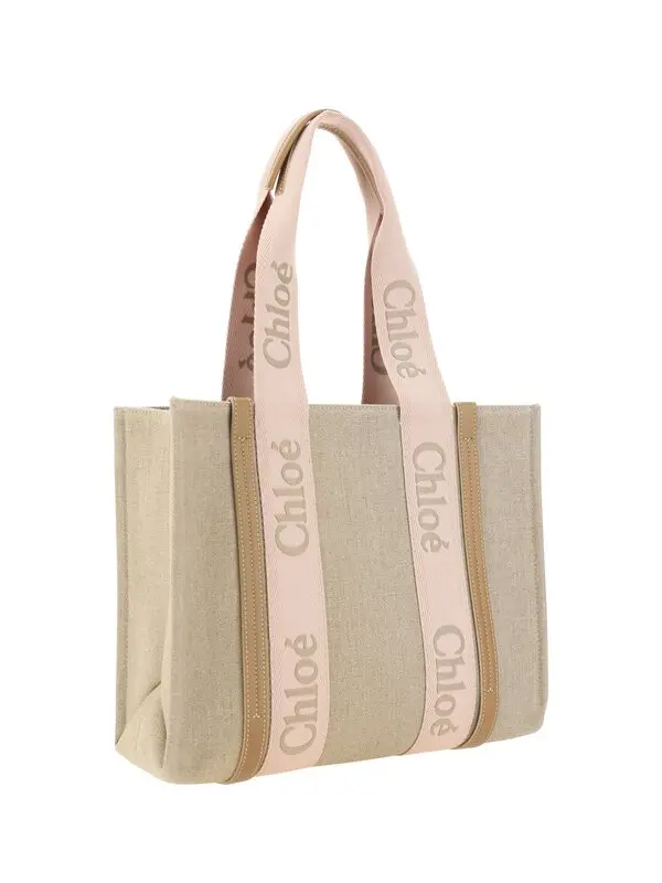 Chloé Woody Tote Bag - Brown
