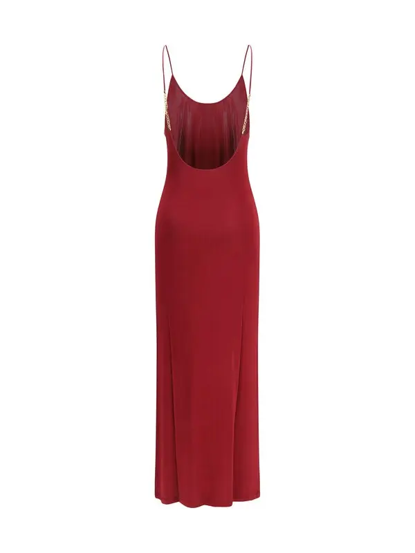 Saint Laurent Backless Knit Dress - Multicolor