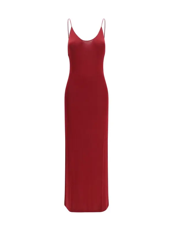Saint Laurent Backless Knit Dress - Multicolor