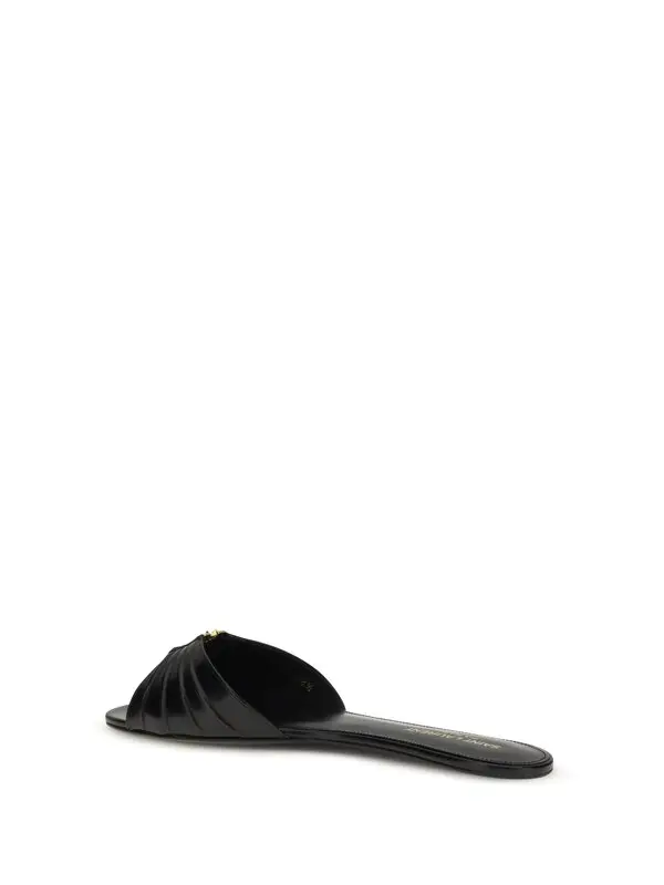 Saint Laurent Babylone Leather Sandals