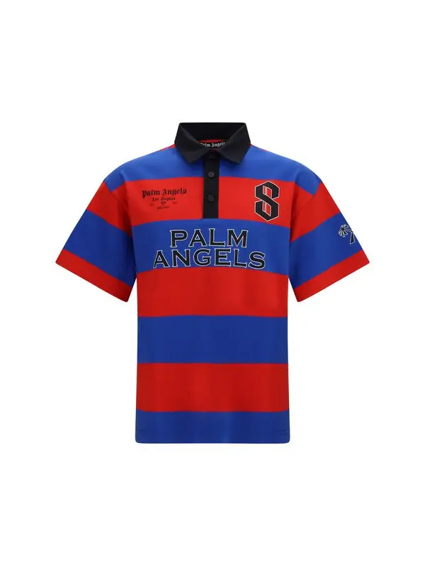 Palm Angels Palm Sport Stripes Short-sleeve Polo - Multicolor
