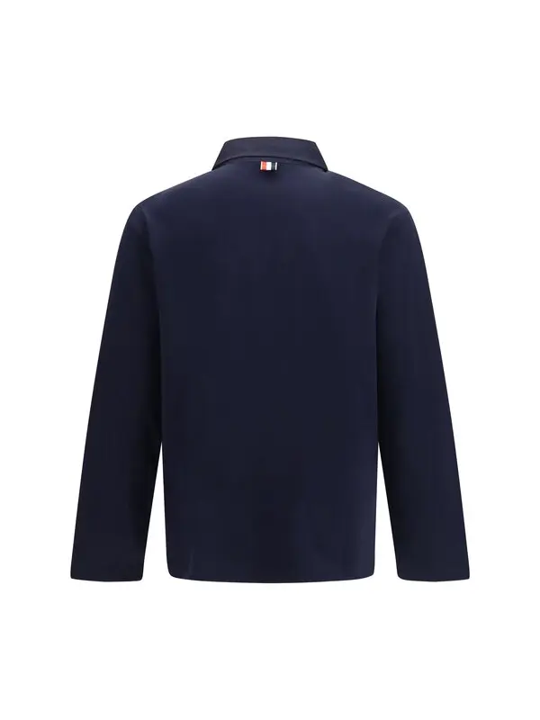 Thom Browne Oversized Colorblock Rugby Polo
