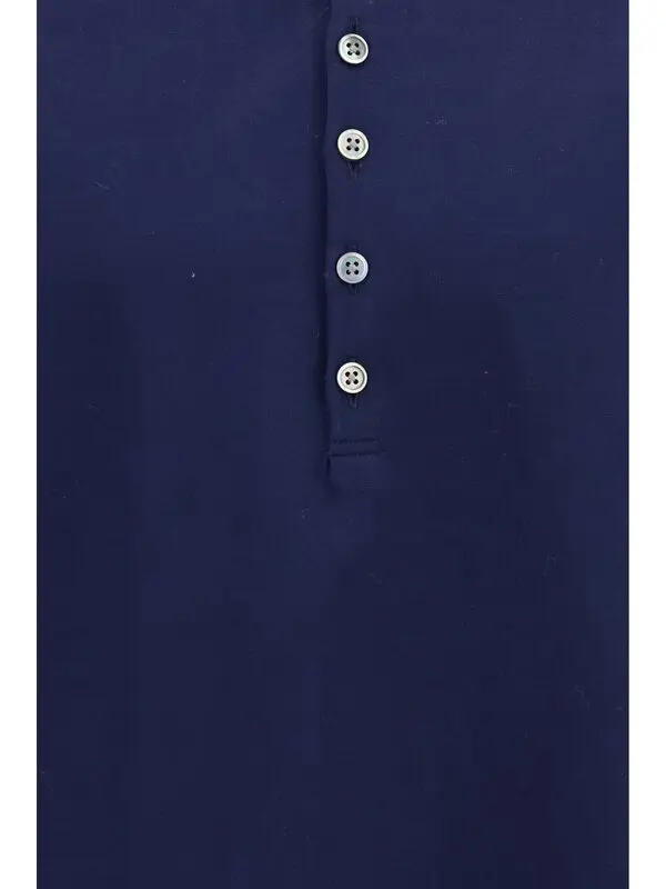 Thom Browne 4-bar Cotton Jersey Polo