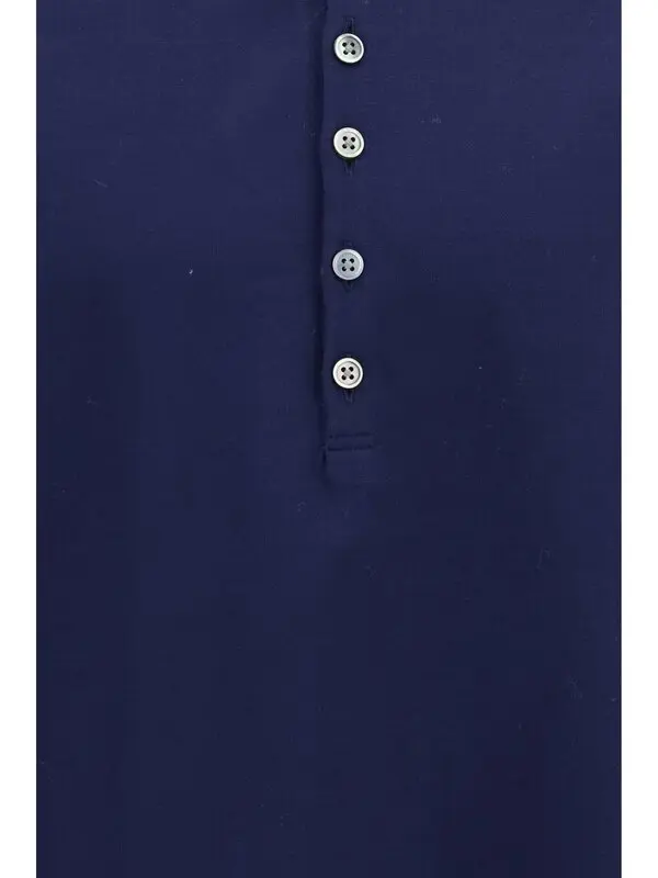 Thom Browne 4-bar Cotton Jersey Polo