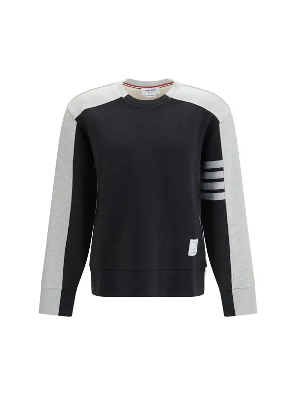 Thom Browne Colorblock Sweatshirt - Gray