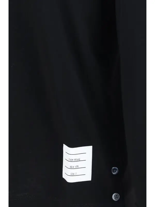 Thom Browne Rwb Cuffed Buttoned Sweater