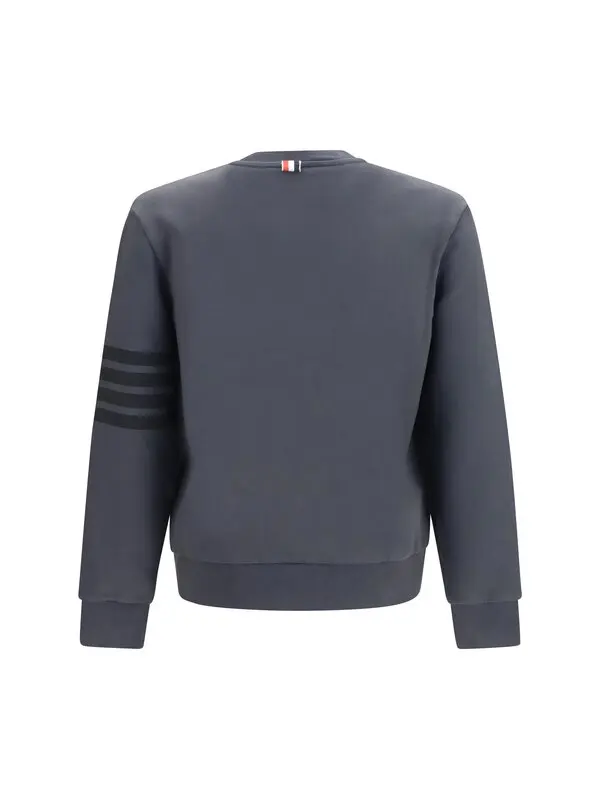 Thom Browne 4-bar Cotton Crewneck Sweatshirt