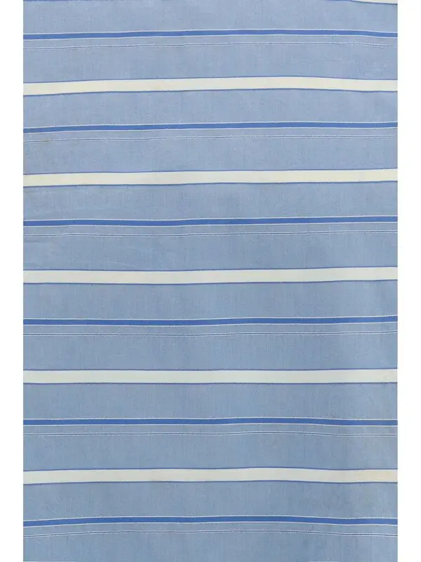 Prada Cotton Shirt With Back Buttons - Blue