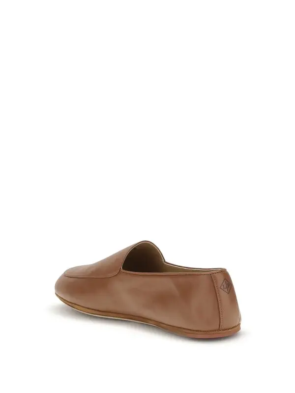 Loro Piana Leather Loafers