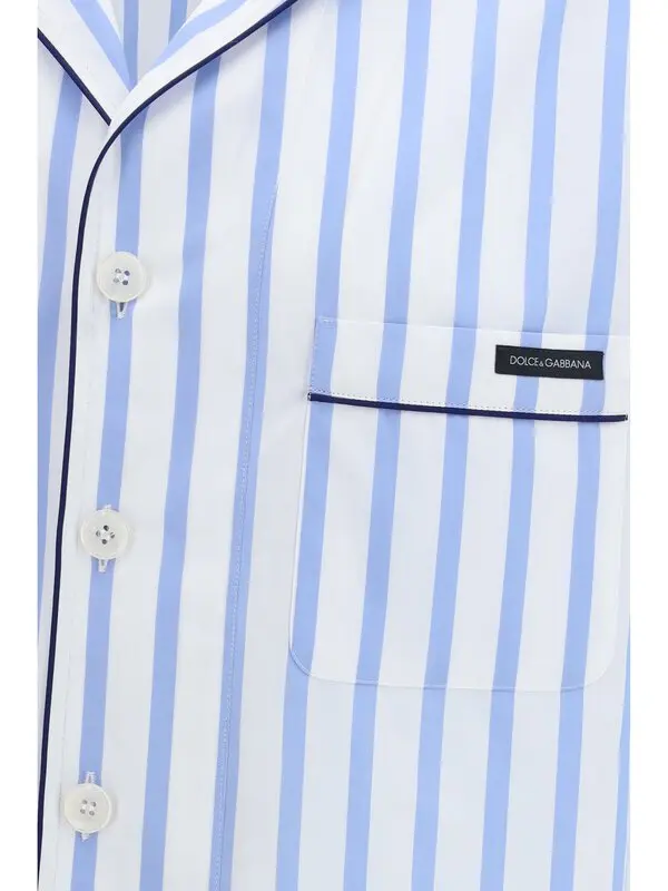 Dolce & Gabbana Short-sleeve Striped Shirt
