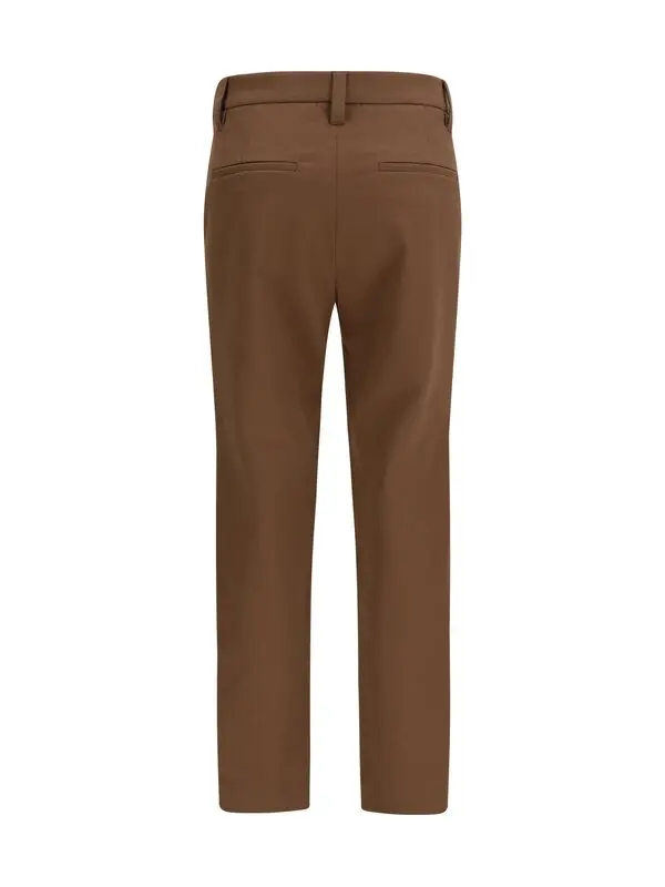 Brunello Cucinelli Straight-leg Cotton Pants