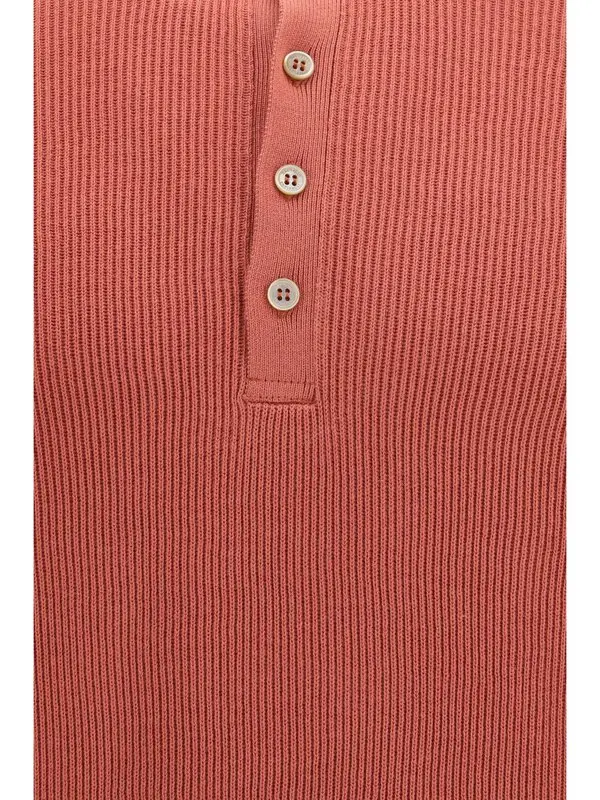 Brunello Cucinelli Short-sleeve Polo With Buttons