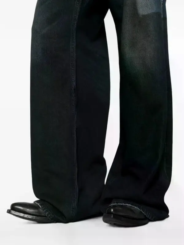 DIESEL® Faded Wide-leg Jeans
