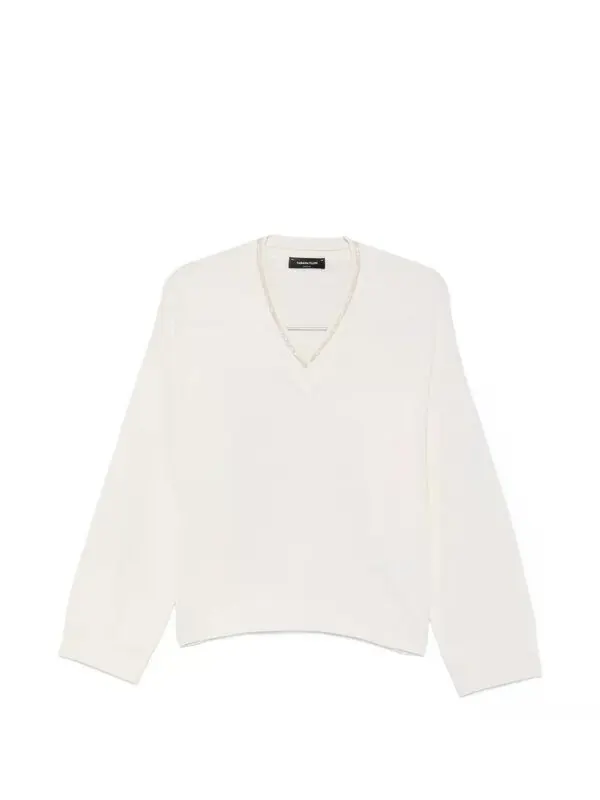 Fabiana Filippi V-neck Fine Knit Sweater