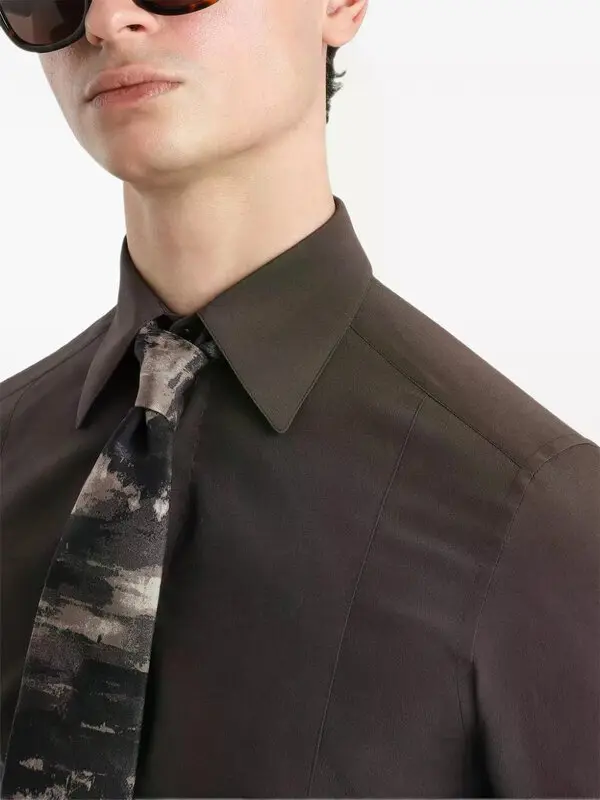 Dolce & Gabbana Martini Crêpe De Chine Shirt