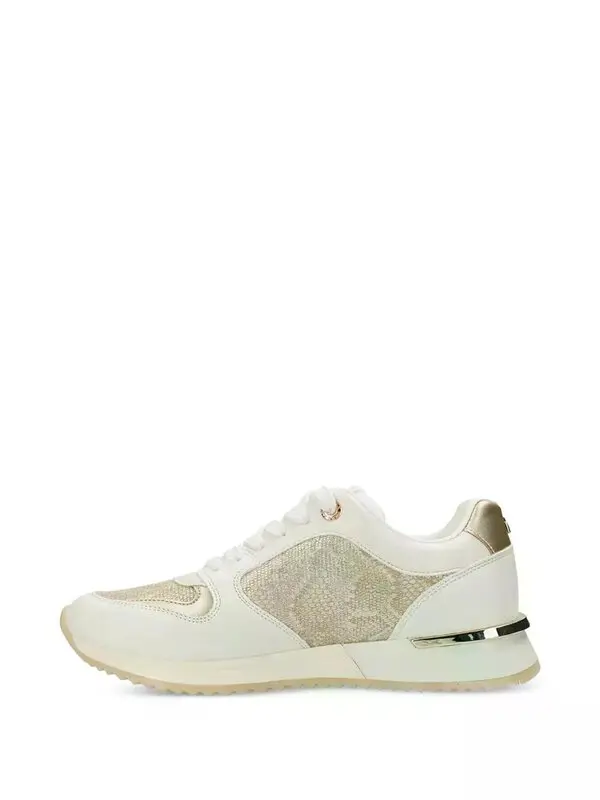 MEXX Fleur Ellen Snakeskin-effect Metallic-panel Sneakers