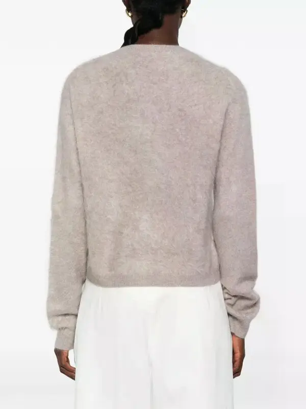 Soft Goat Argyle Cashmere Cardigan