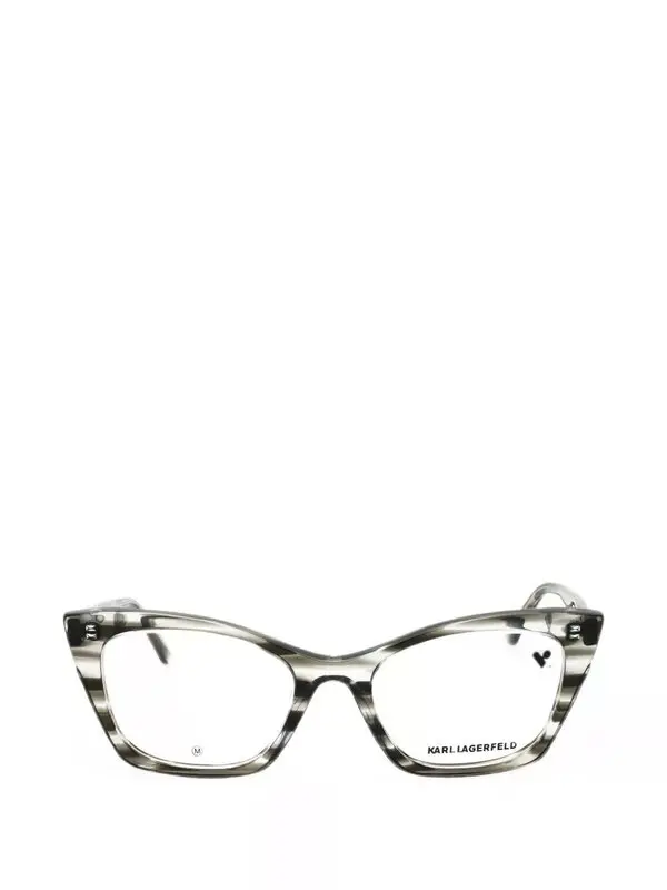 Karl Lagerfeld Cat-eye Frame Glasses - Grey