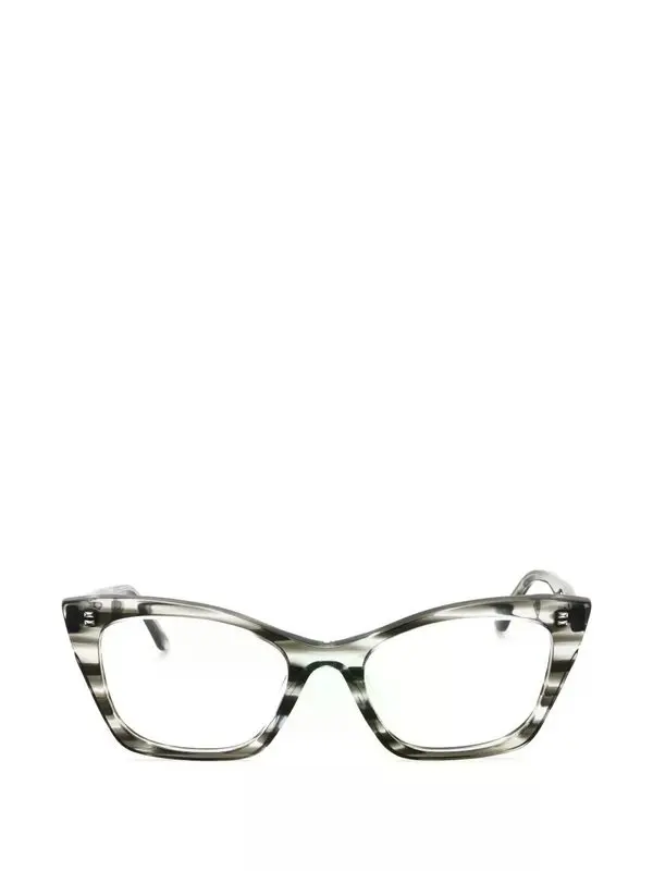 Karl Lagerfeld Cat Eye Frame Eyeglasses - Grey