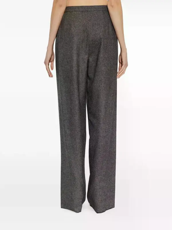 Emporio Armani Lurex-thread Pleated Trousers